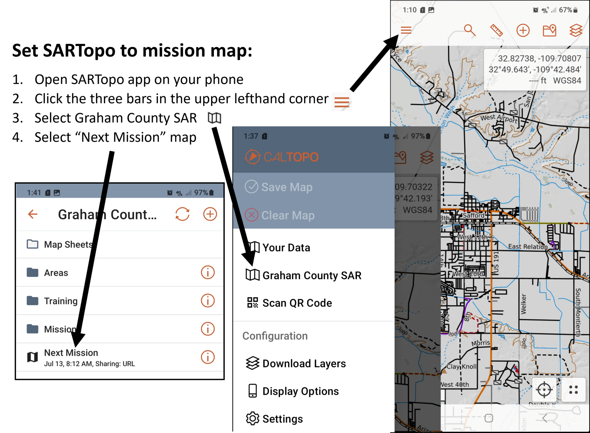 SARTopo – Graham County Search and Rescue